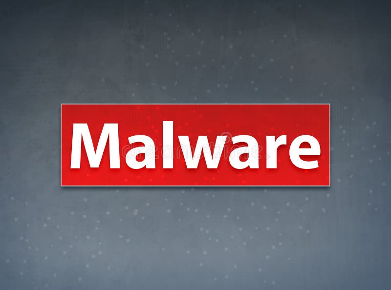 Malware Red Banner Abstract Background Stock Illustration ...