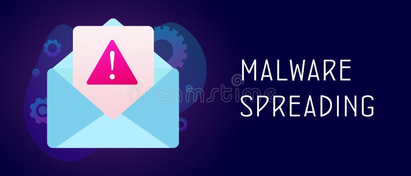 Malware or Malicious Software is Shown Using the Text Stock ...