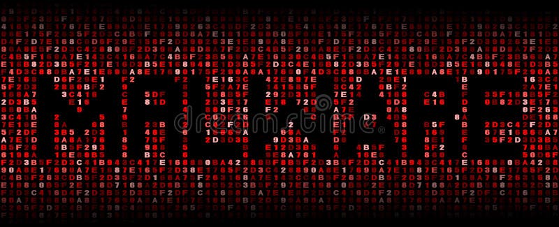 Malware Text Over Binary Code Stock Illustration - Illustration of ... Malware Text Over Binary Code Stock Illustration - Illustration of ...