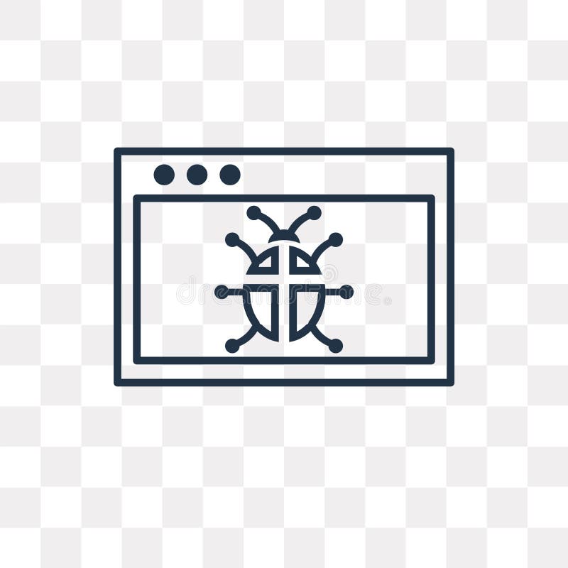 Trojan Vector Icon Isolated on Transparent Background, Linear Tr Stock ...