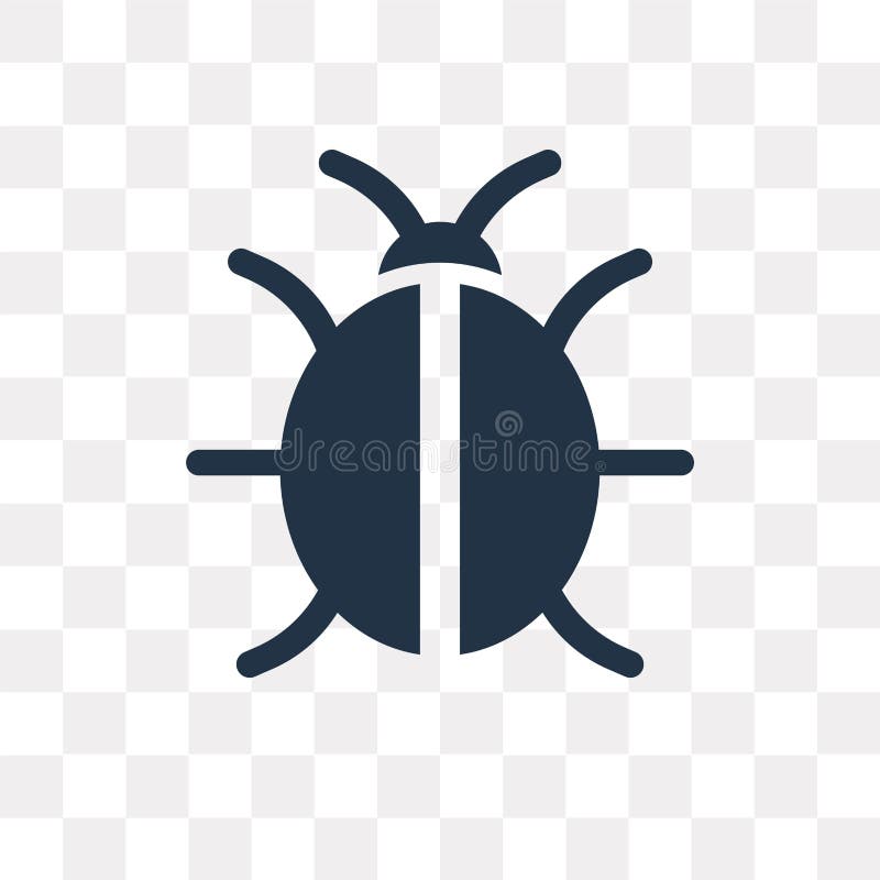 Malware Vector Icon Isolated On Transparent Background, Malware Stock ...