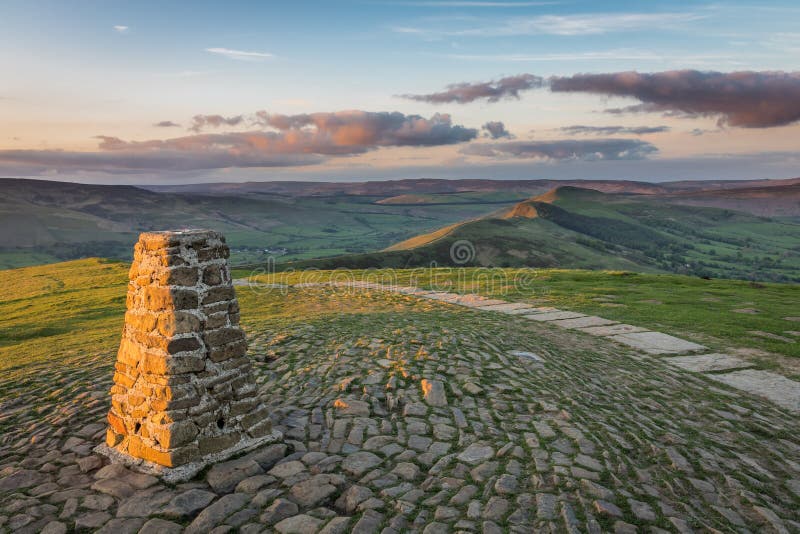 Trig Point Mam Tor Stock Photos - Free & Royalty-Free Stock Photos from ...