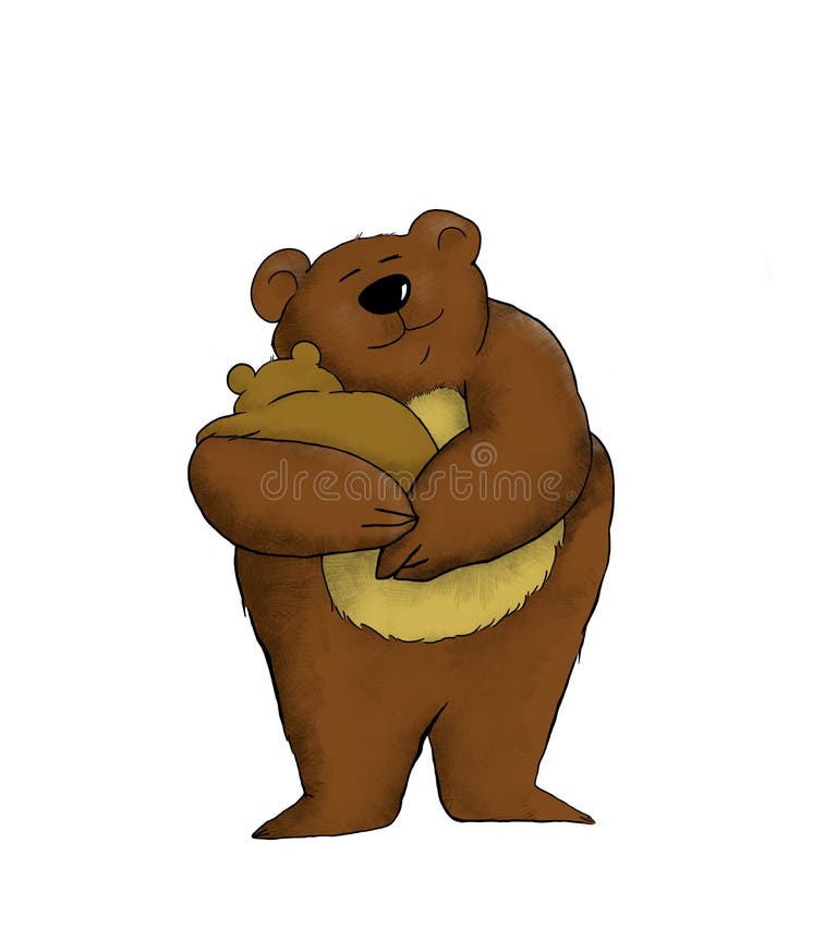 Cute Cartoon Mama Bear Stock Illustrations – 640 Cute Cartoon Mama Bear ...