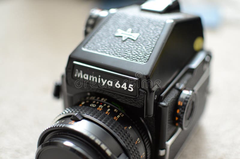Mamiya 645 Medium Format Film Camera Editorial Photography - Image of ...
