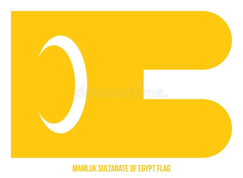 Mamluk Sultanate of Egypt 1250-1517 Flag Waving Vector Illustration on ...