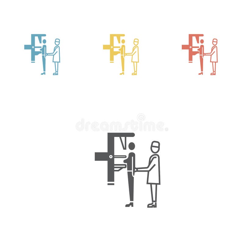 Mammography Icon. Vector Illustration Stock Vector - Illustration of ...