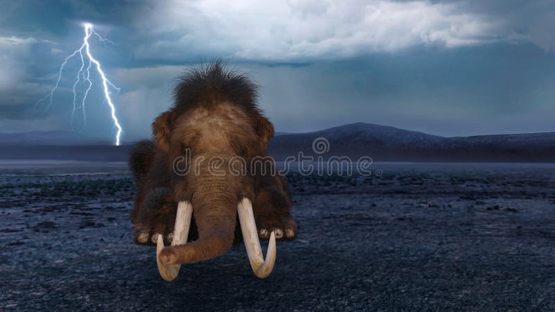 Mammoth Lightning stock image. Image of thunder, power - 4176423