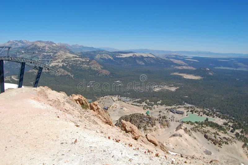 Mammoth mountain summit stock photo. Image of summit - 18145438