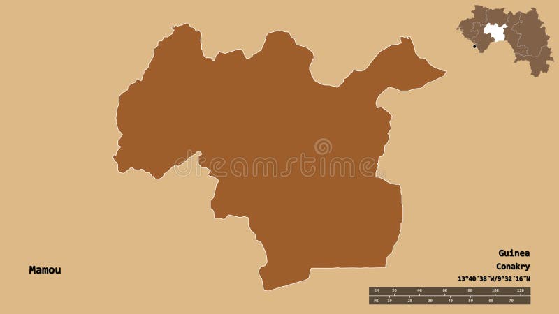 Mamou, Region of Guinea, Zoomed. Pattern Stock Illustration ...