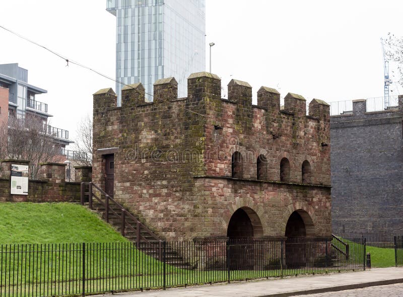 Mamucium, Roman Fort In Manchester City, Great Britain Stock Photo ...