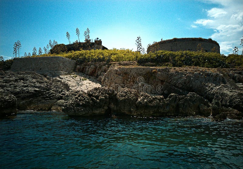Mamula Prison in the Middle of the Sea Stock Image - Image of wild ...