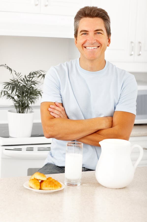 Man eating bowl of soup stock image. Image of lifestyle - 21410331