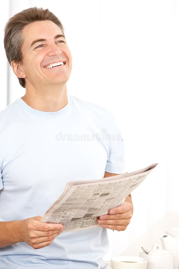 Happy man stock photo. Image of mature, smile, young - 10989640