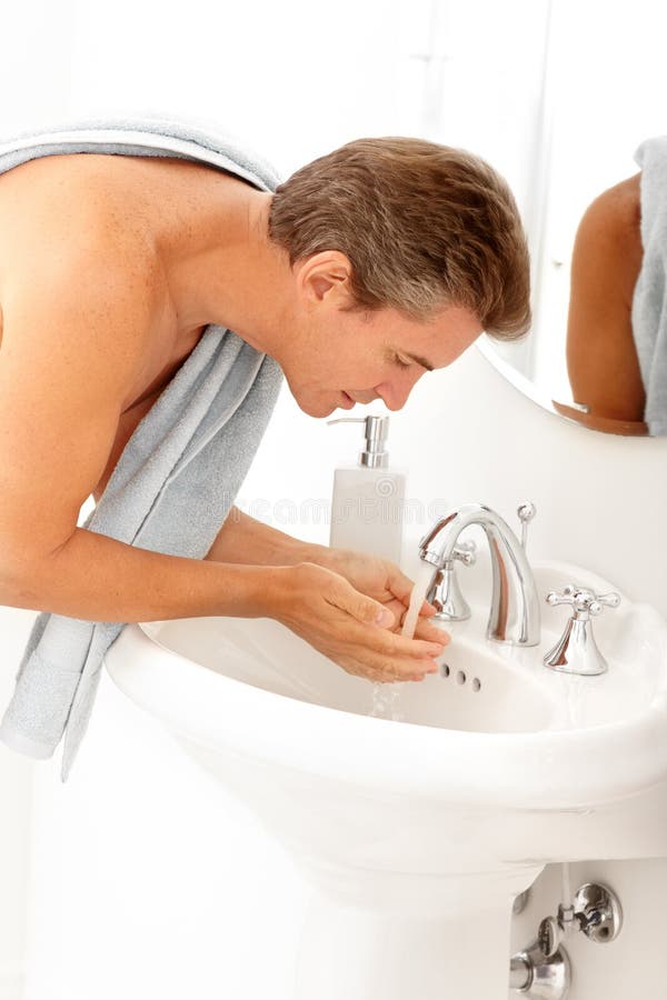 Man stock photo. Image of white, people, bath, bathroom - 12177440