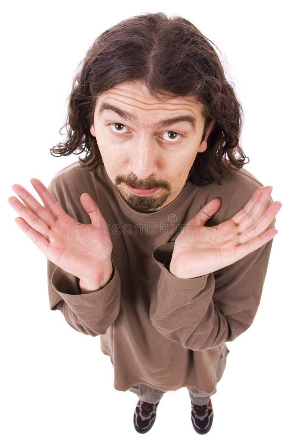 Goofy young man stock photo. Image of joyful, eyes, casual - 38638242