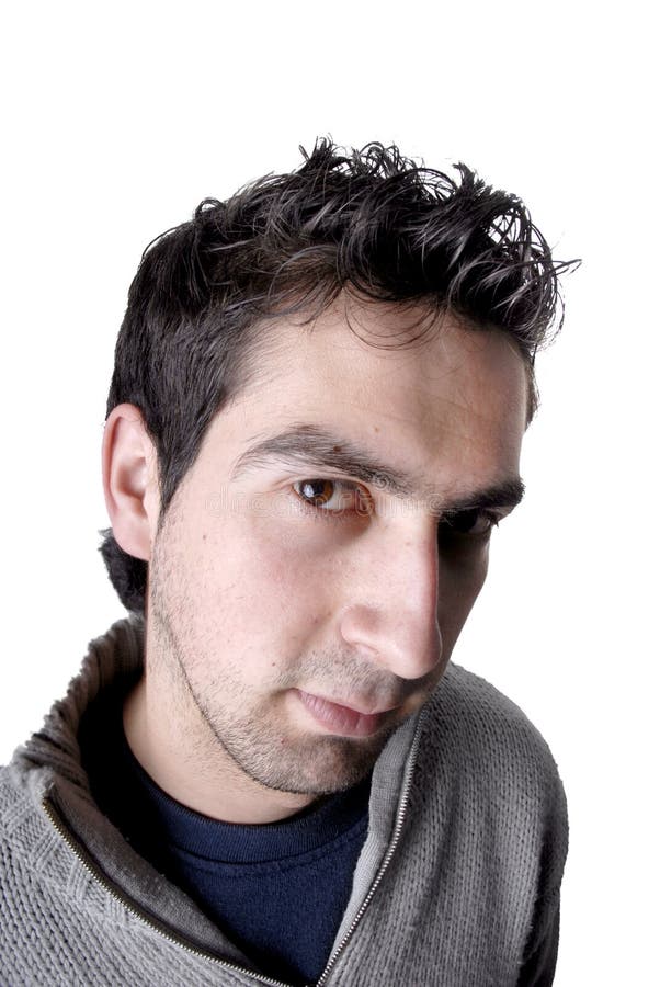 Man with Crooked Smile in Mugshot Stock Photo - Image of felon, black ...