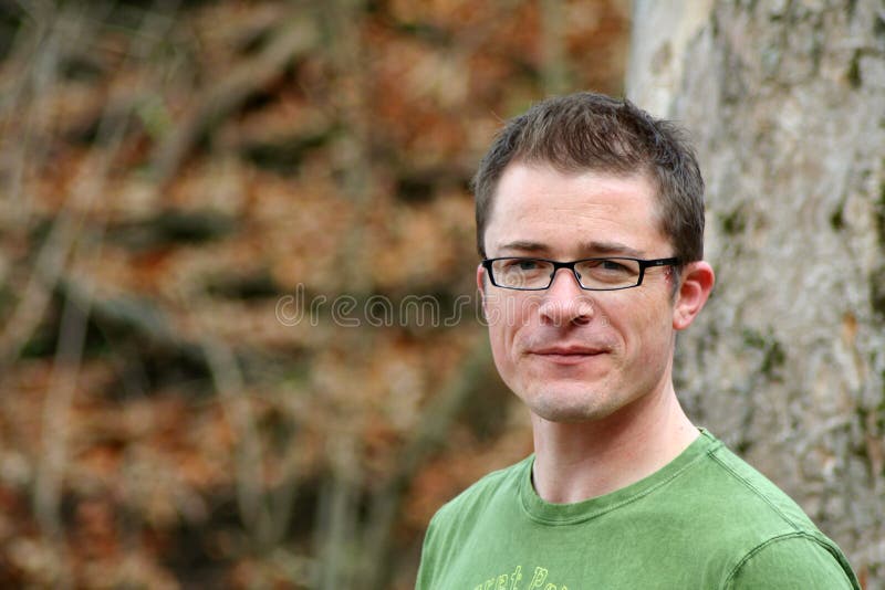 Man stock photo. Image of mood, casual, spectacles, stare - 2117034