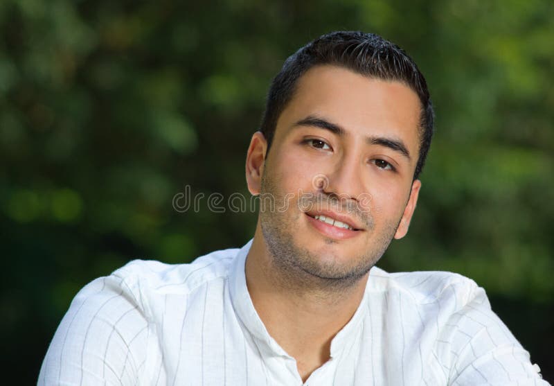 Man stock image. Image of handsome, face, turkish, outside - 27513299