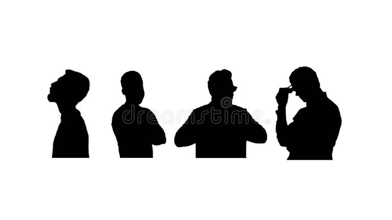 Face Man Half Shadow Logo Stock Illustrations – 14 Face Man Half Shadow ...