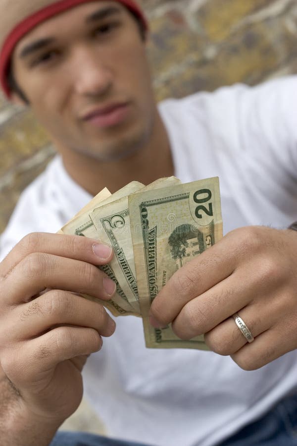 Man stock photo. Image of cash, holding, boys, money, young - 750132