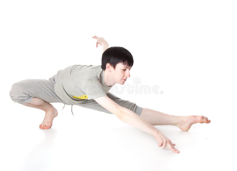 Man is an acrobat stock photo. Image of sport, body, male - 24973792