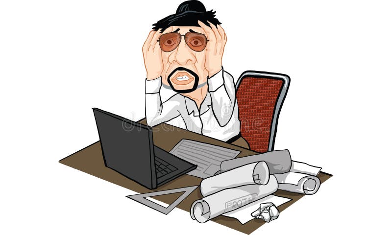 Man Action Cartoon, Line Sticker Vector Stock Vector - Illustration of ...