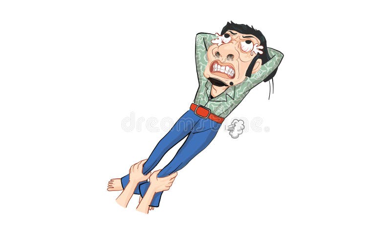Man action cartoon, vector stock vector. Illustration of concept ...
