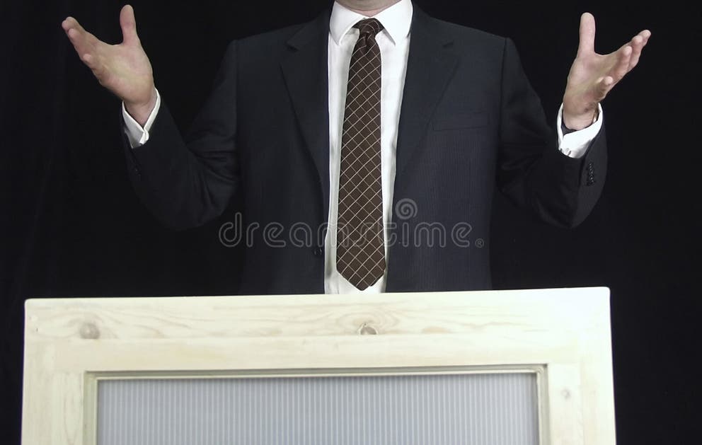 Man addressing crowd stock photo. Image of european, address - 1615212