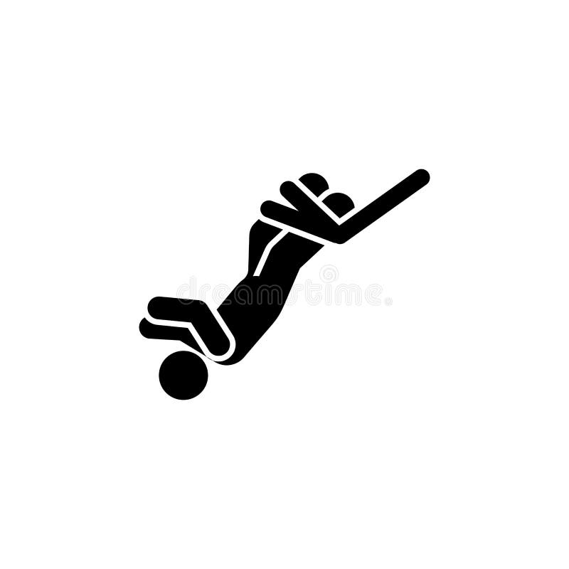 Man Adventure Bungee Jumping Icon. Element of Pictogram Adventure ...