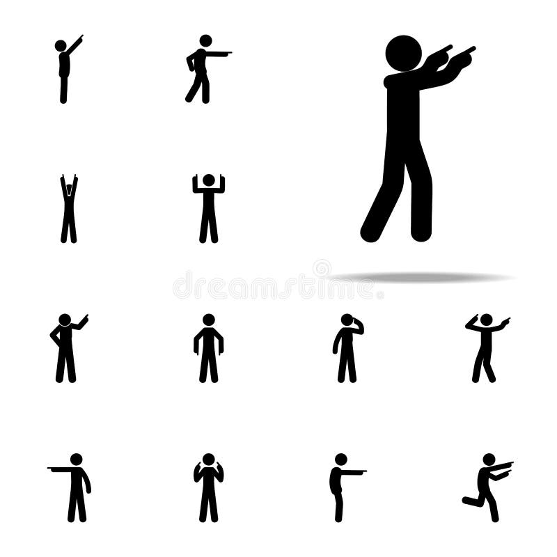 Man, Agree Icon. Element of Man Pointing Icon for Mobile Concept and ...