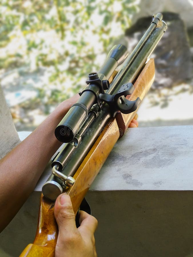 Man Aiming at Target with Rifle Stock Photo - Image of infantry, army ...