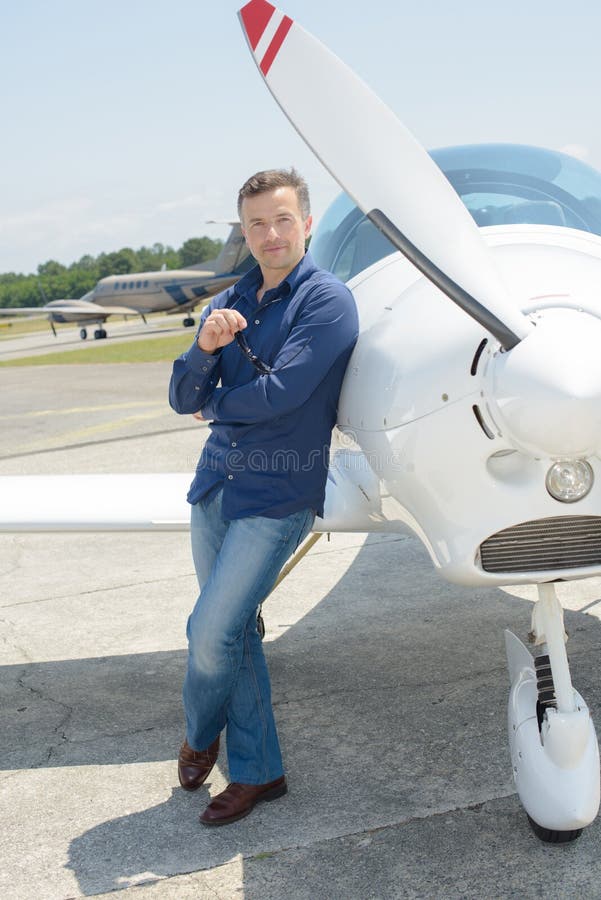 Man with airplane stock image. Image of purchase, young - 86206465