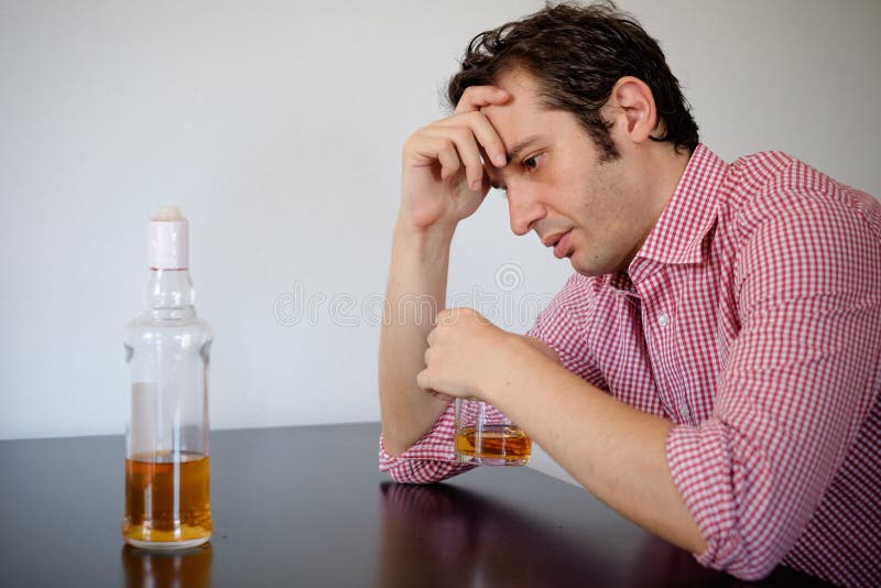 Man alcohol abuse stock photo. Image of grunge, drunken - 77073148