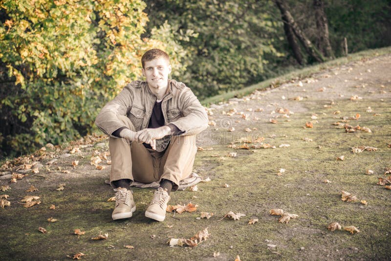 All Alone (Fall Leaf) stock image. Image of ecology, environmentalism ...