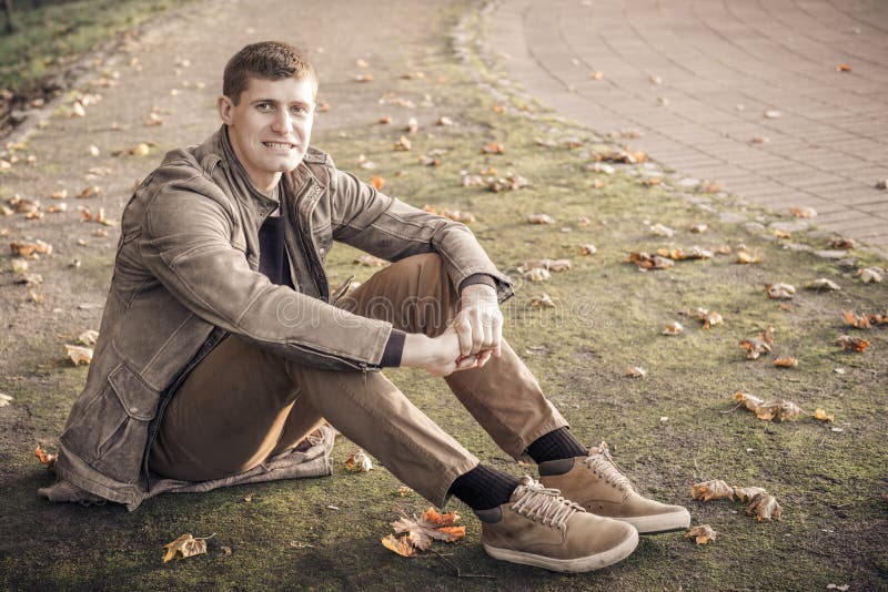 All Alone (Fall Leaf) stock image. Image of ecology, environmentalism ...