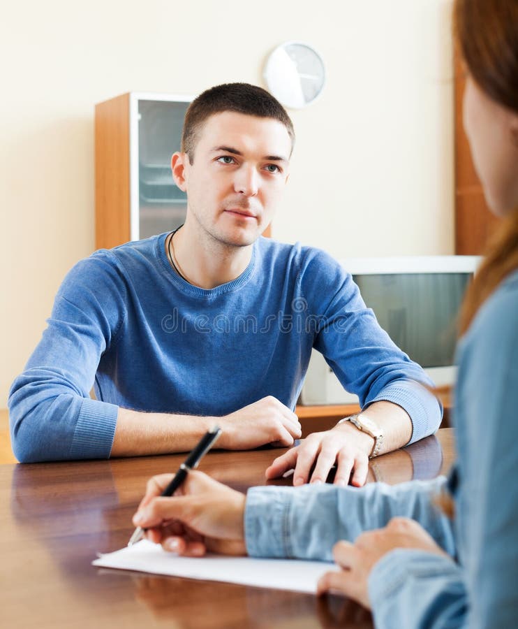 Man answer questions stock photo. Image of older, case - 38216734