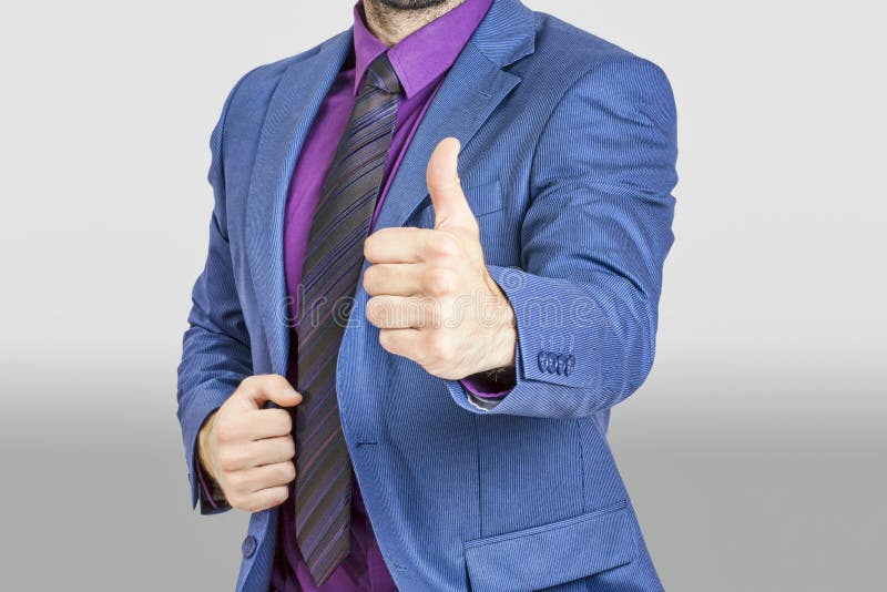 Businessman approving stock photo. Image of portrait - 66573818