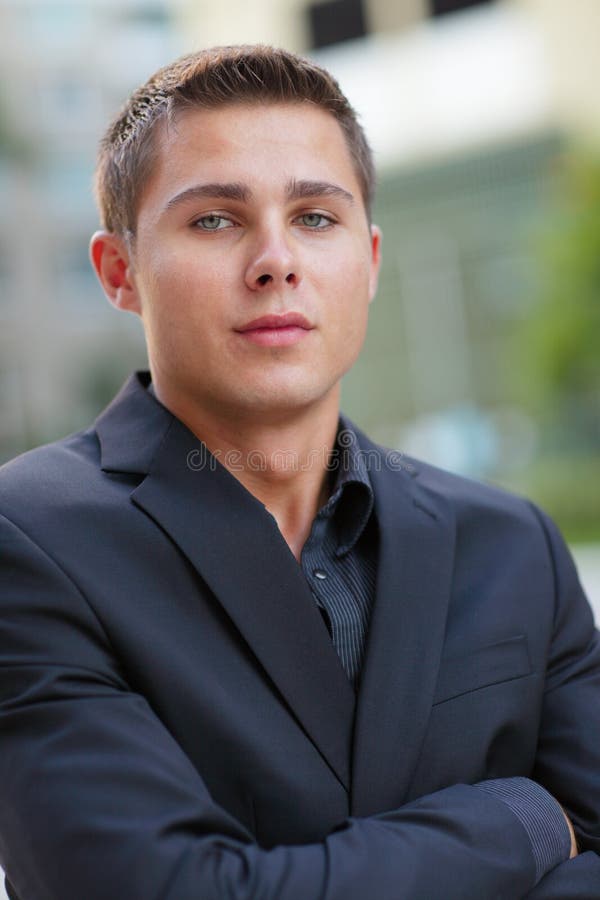 Man with arms crossed stock photo. Image of arms, handsome - 18163420