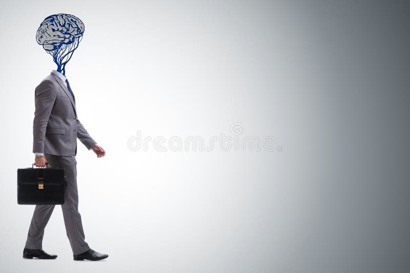 The Man in Artificial Intelligence Concept Stock Image - Image of data ...