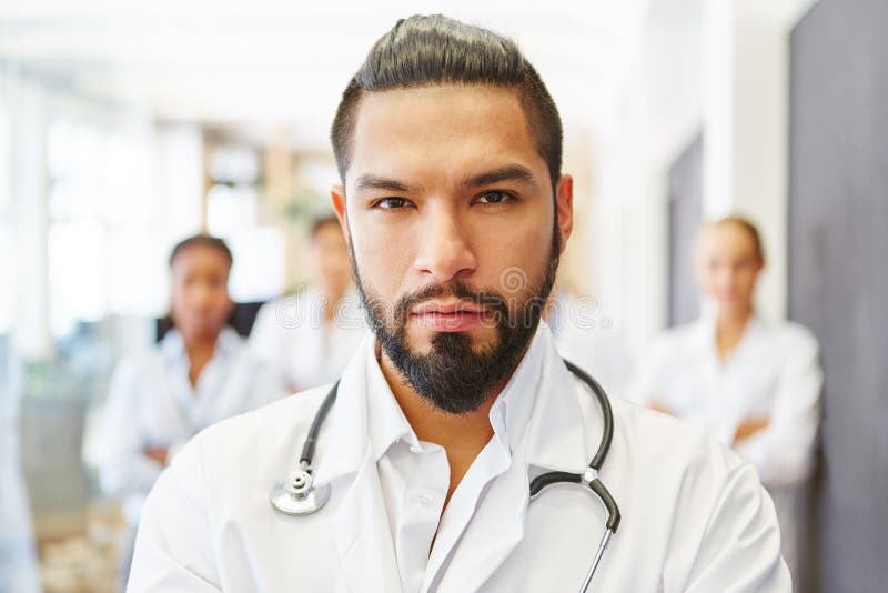 Man As Chief Physician with Authority Stock Photo - Image of doctor ...