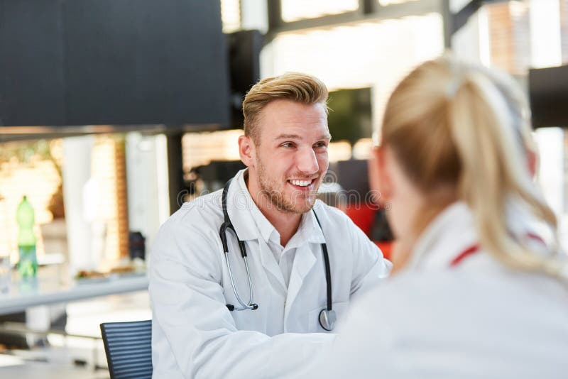Man As a Medicine Student or Medical Assistant Stock Image - Image of ...