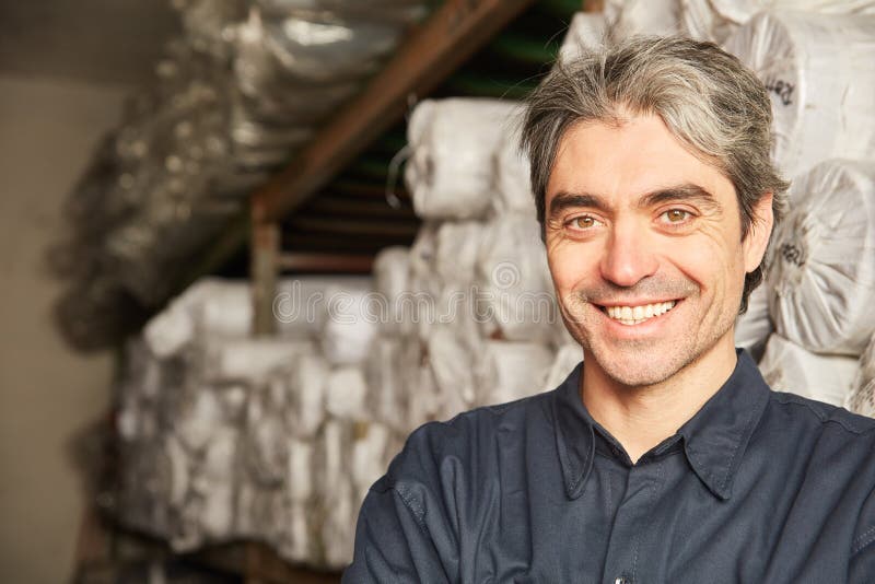 Man As a Warehouse Logistics Manager Stock Image - Image of wholesale ...