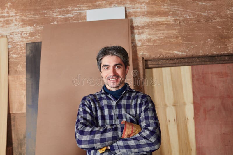 Man as woodworker stock photo. Image of profession, carpentry - 107653422