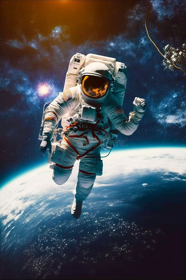 Space Shuttle is Flying through the Air with Clouds in the Background ...