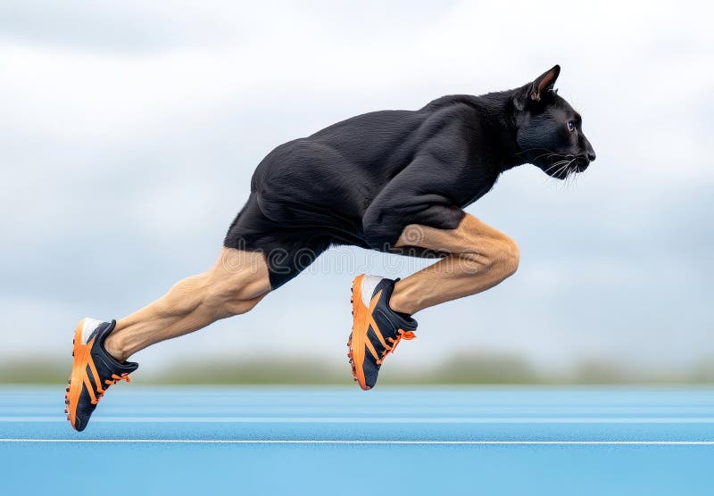 A Man, an Athlete, and Prepared for the Race on the Track through ...
