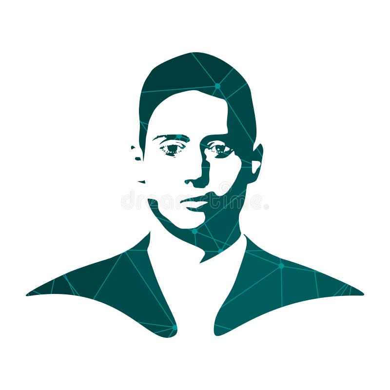 Man avatar front view. stock illustration. Illustration of avatar ...