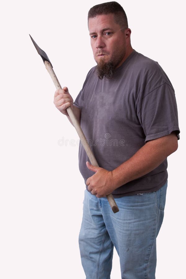 Man with Axe stock photo. Image of human, working, worker - 41089230