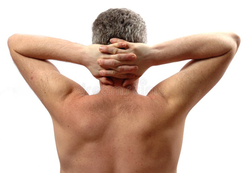 Man_back stock photo. Image of brawn, recline, arms, symmetrical - 68346