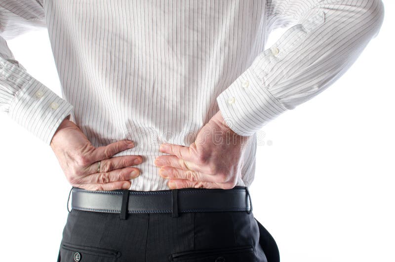 Man with back pain stock image. Image of hands, caucasian - 50212945