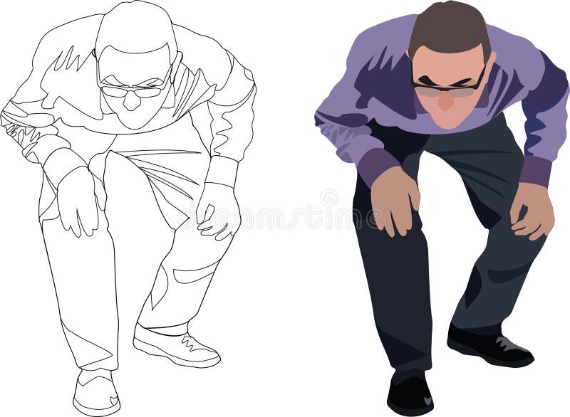 Man Bending Down Stock Illustrations – 81 Man Bending Down Stock ...